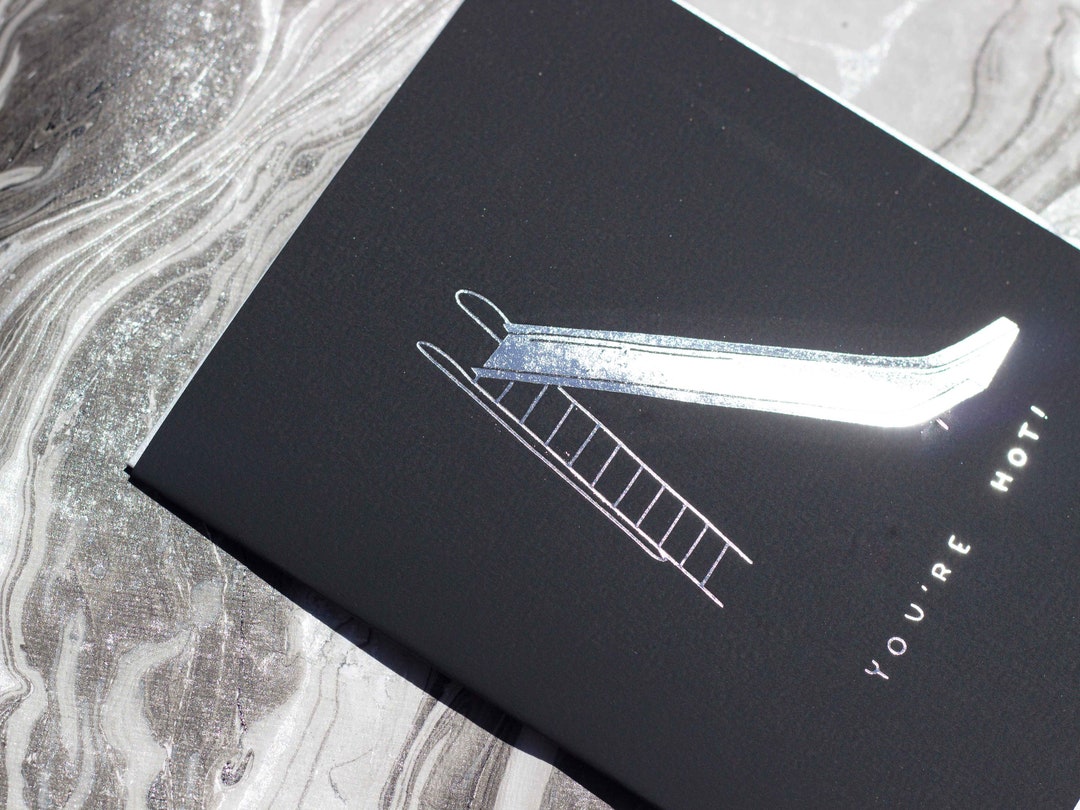 You're Hot Foil Stamped Greeting Card - Etsy