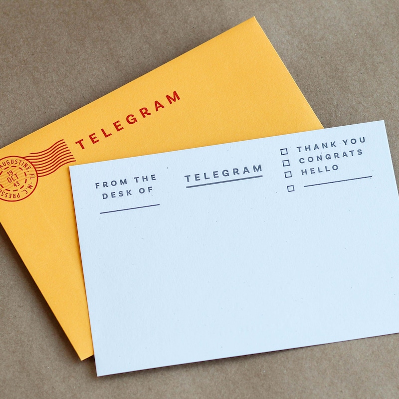 Telegrams - Etsy