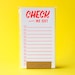Check Me Out Checklist Pad - Etsy Canada