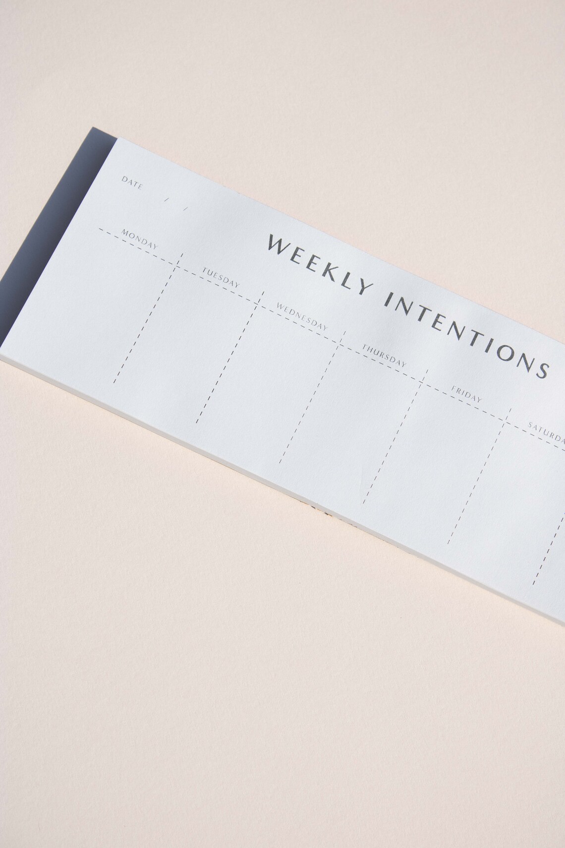 Weekly Intentions Weekly Notepad - Etsy