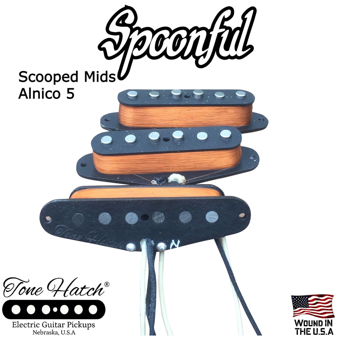 Tone Hatch Handwound Pickups Scooped Mids Stratocaster Set - Etsy