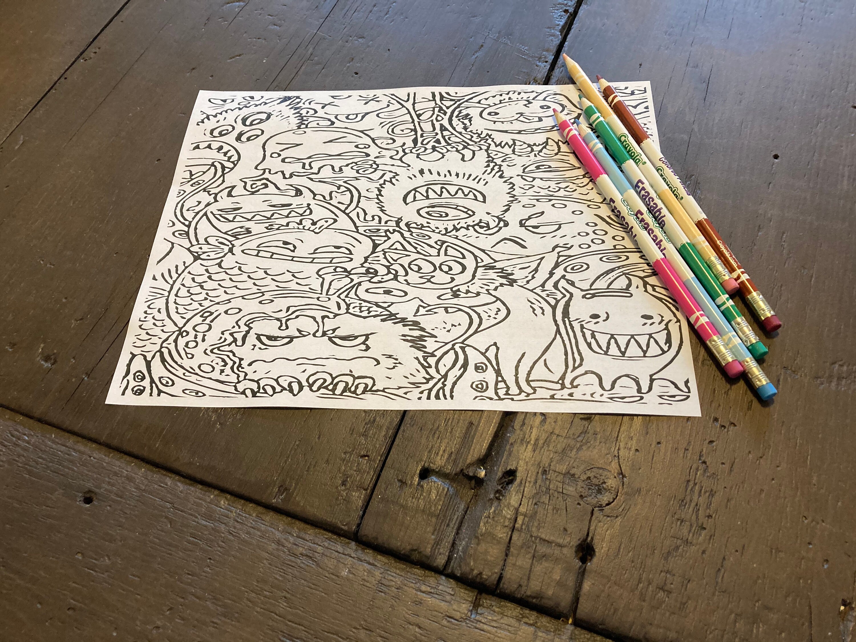 Printable Psychedelic Coloring Page | Digital | Instant Download - Etsy