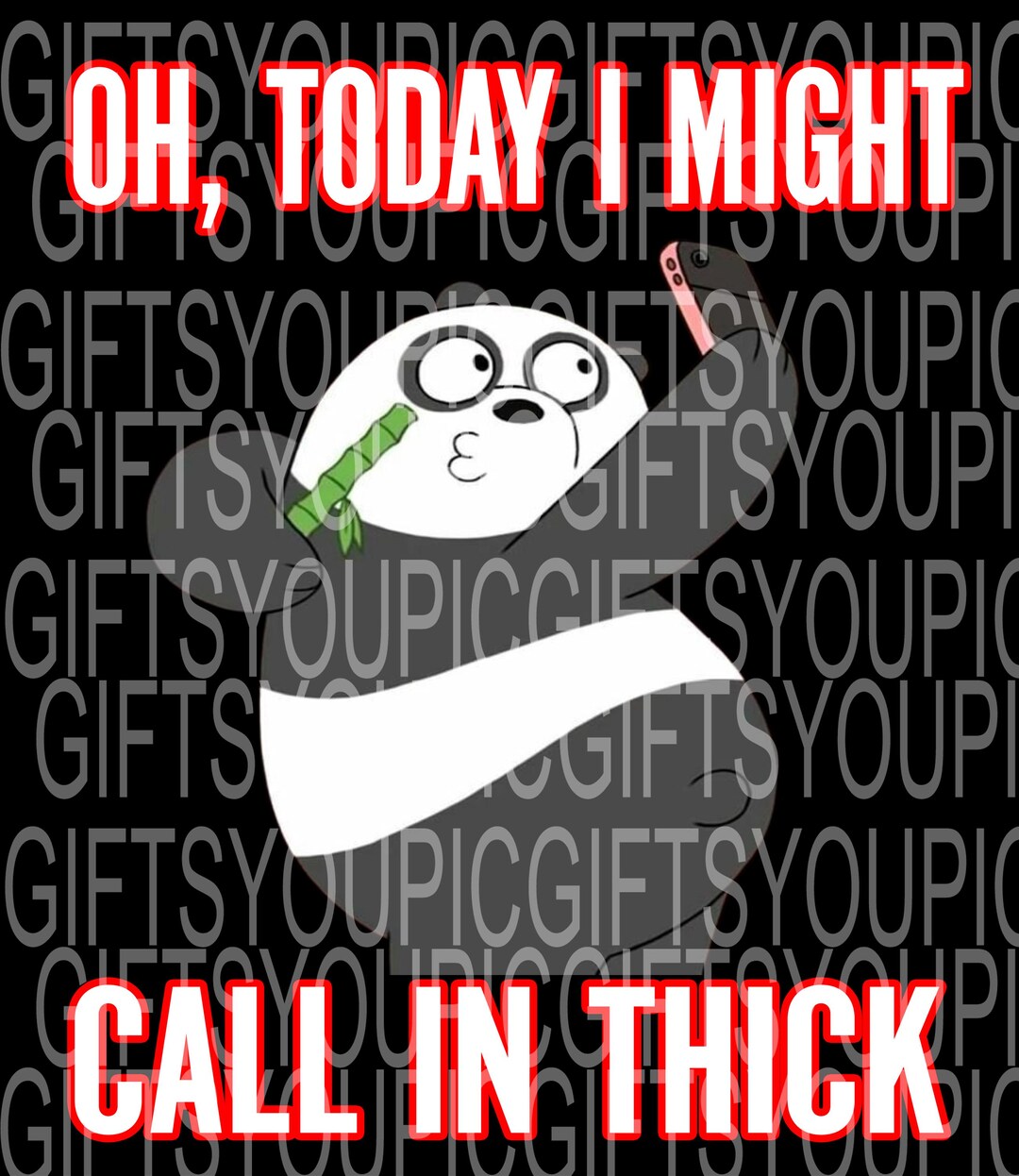 Calling in Thick PNG - Etsy