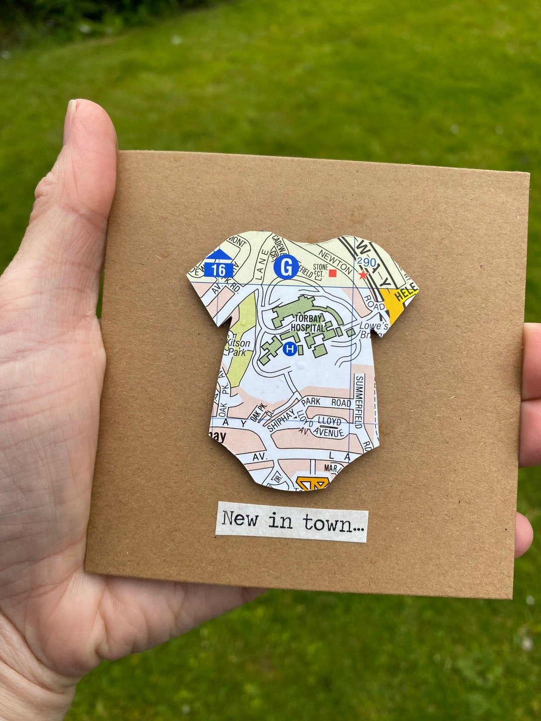 Personalised New Baby Map Card - Etsy UK