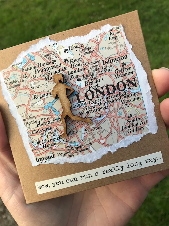 You Ran a Marathon Card | Etsy