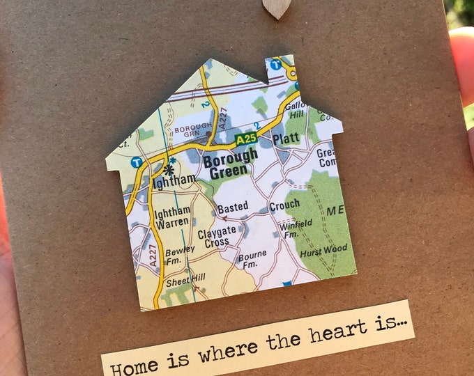Handmade New Home Card - Etsy UK
