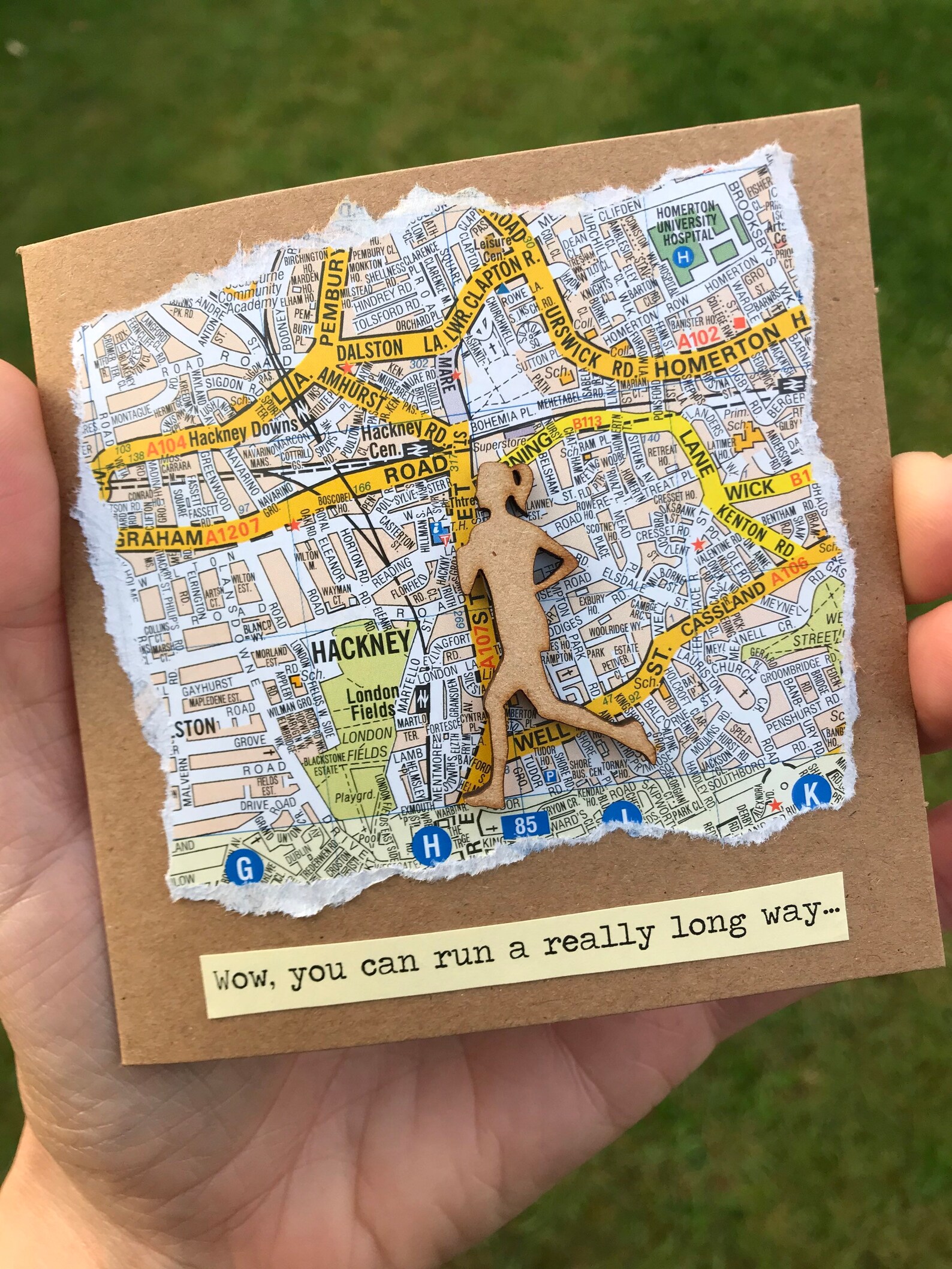 You Ran a Marathon Card | Etsy