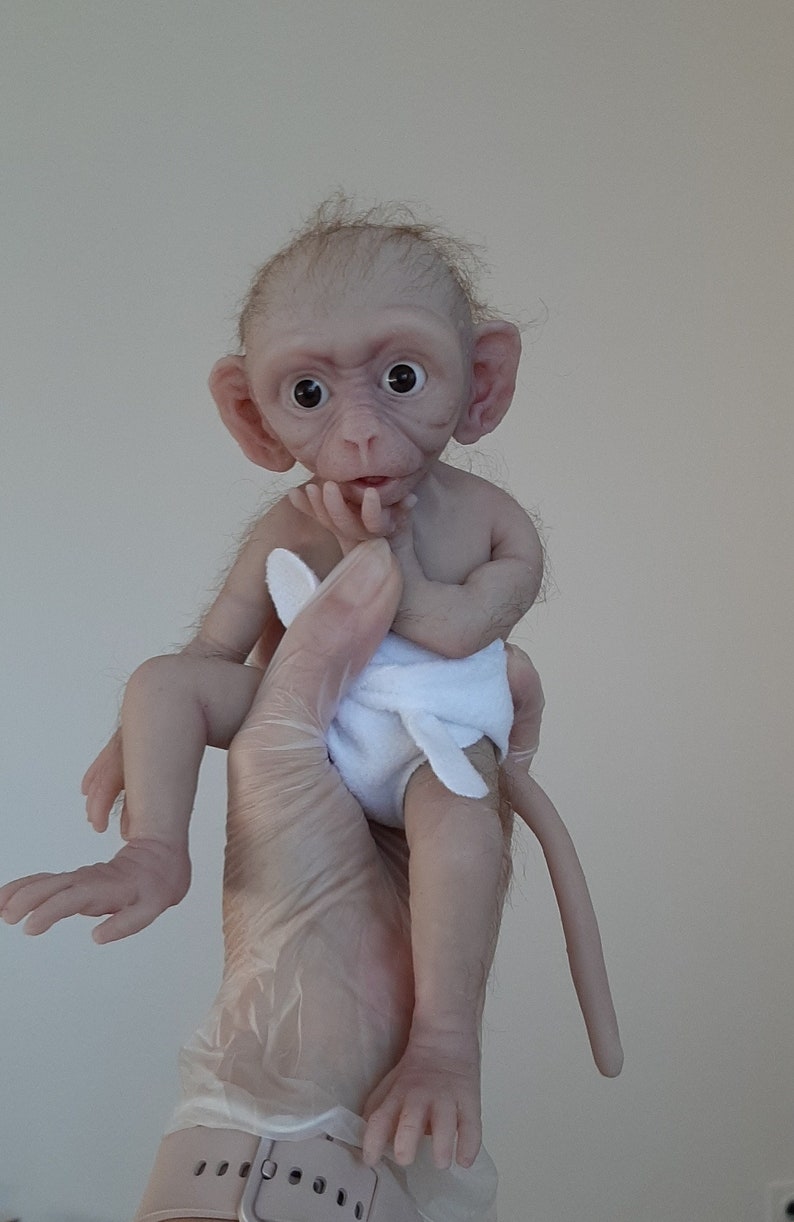Full Body Silicone Baby Monkey - Etsy