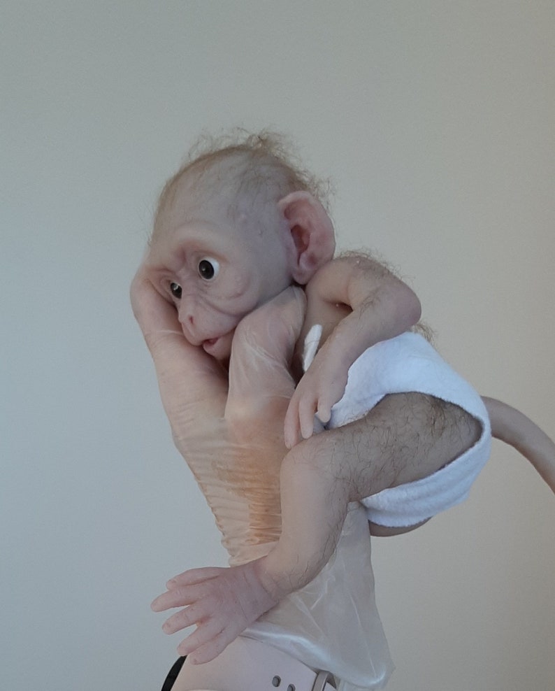Full Body Silicone Baby Monkey - Etsy