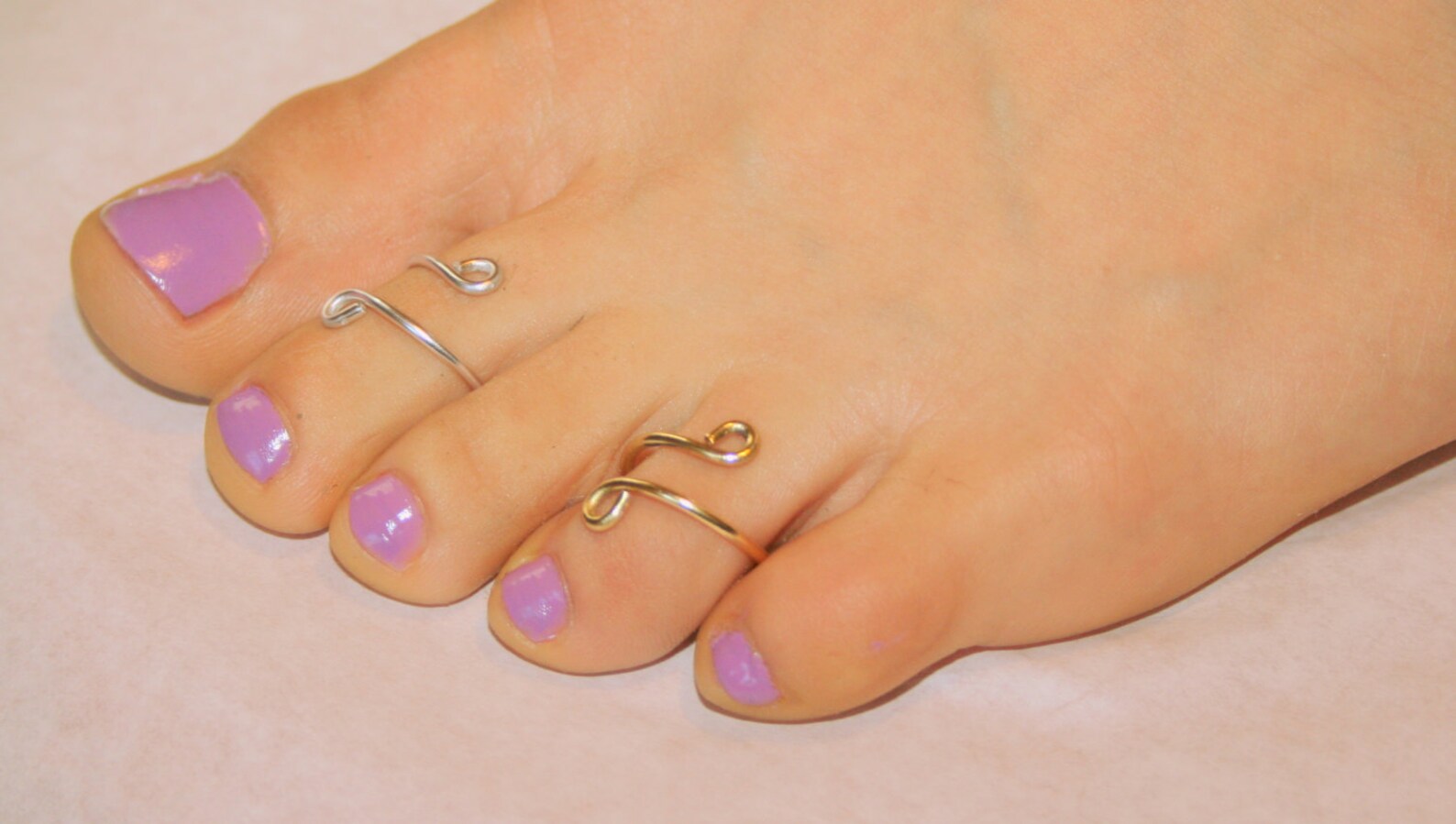 Handmade Adjustable Toe Ring: Sterling Silver, Brass, or Aluminum - Etsy