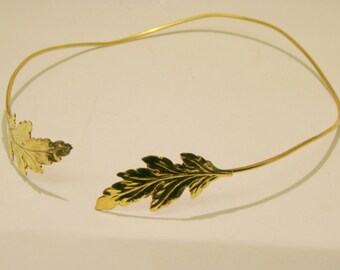 Gold Leaf Crown - Etsy