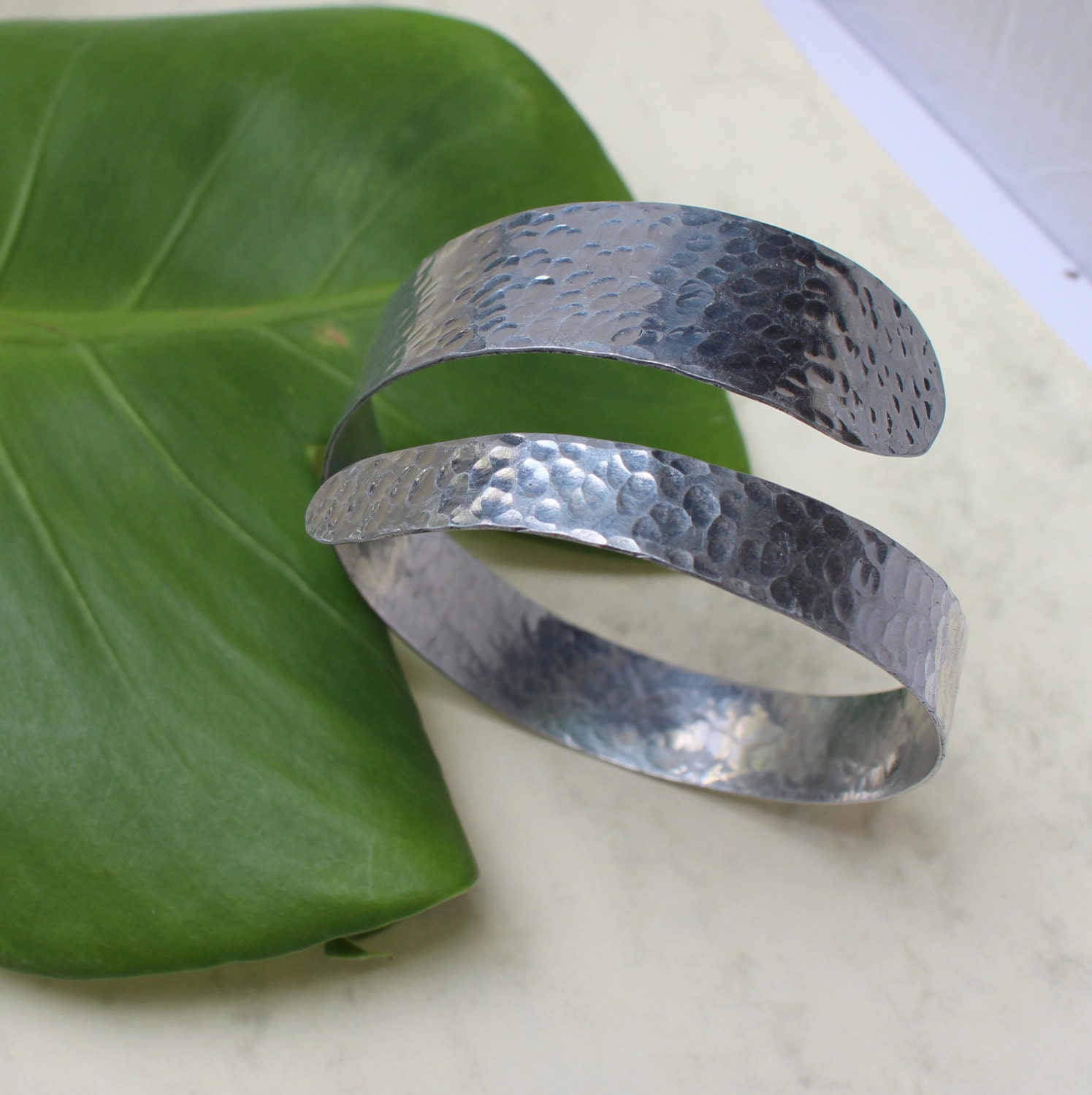 Handmade Hammered Lower or Upper Arm Cuff Armlet Made of - Etsy