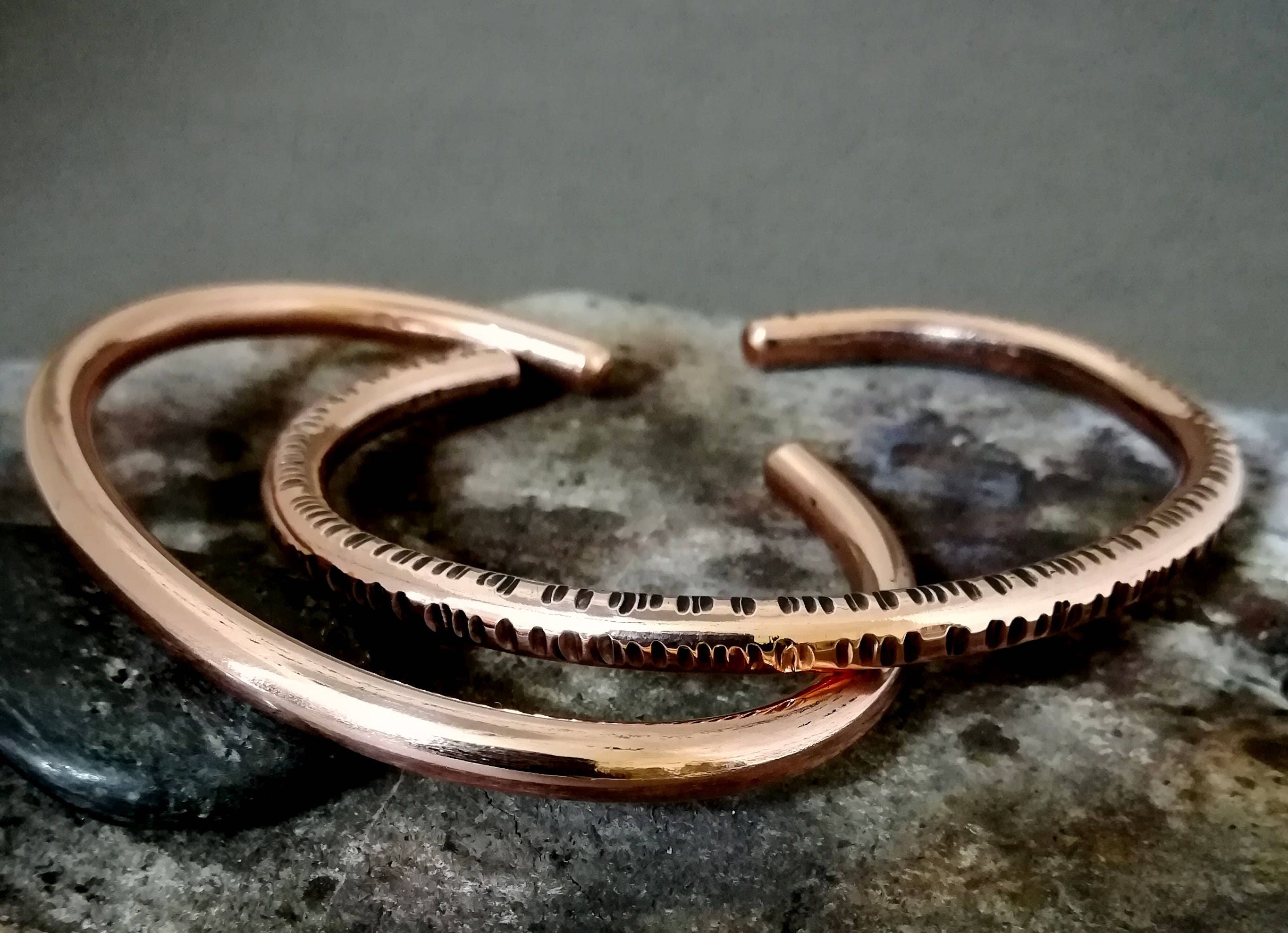 Men's Copper Bracelet handmade Copper Bracelet Bar | Etsy