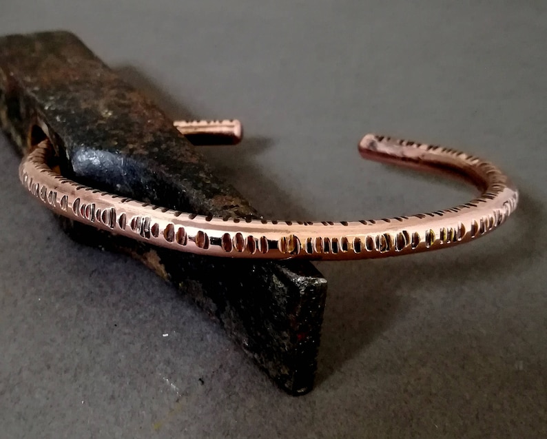 Men's Copper Bracelet handmade Copper Bracelet Bar - Etsy