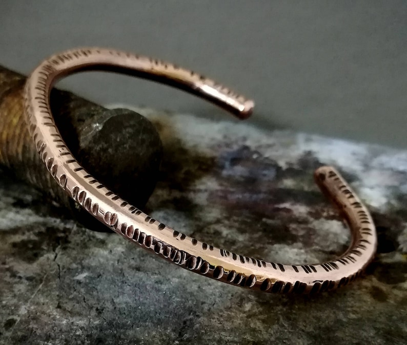 Men's Copper Bracelet handmade Copper Bracelet Bar - Etsy