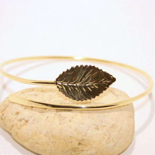 Leaf Arm Cuff - Etsy