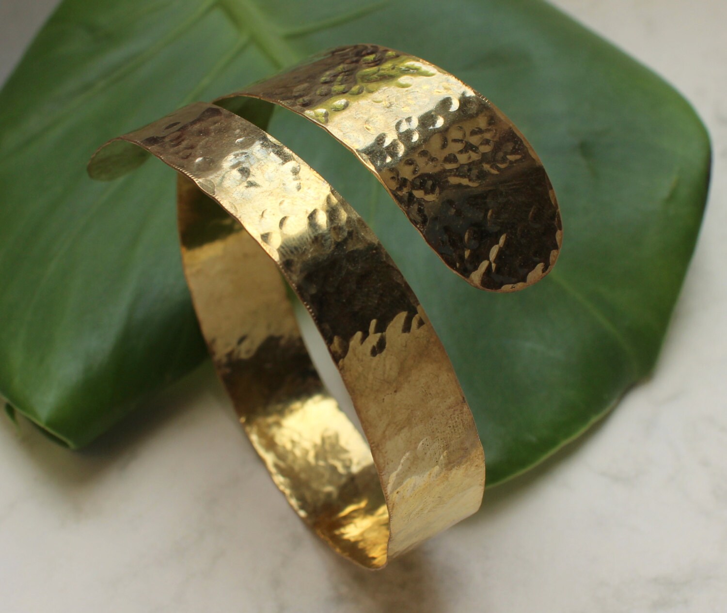 Handmade Hammered Lower or Upper Arm Cuff Armlet Made of - Etsy