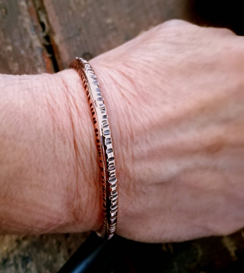 Men's Copper Bracelet handmade Copper Bracelet Bar - Etsy