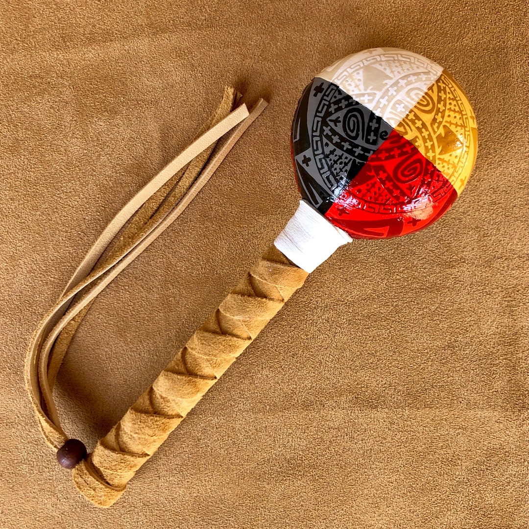 SYMBOLS of PROTECTION - Native American, Percussion Instrument, Rattle ...