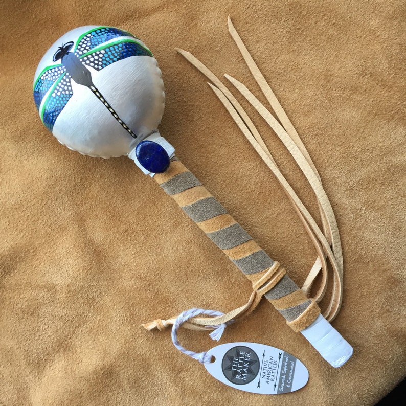 DRAGONFLYING Mid-sized Native American Rattle Music - Etsy