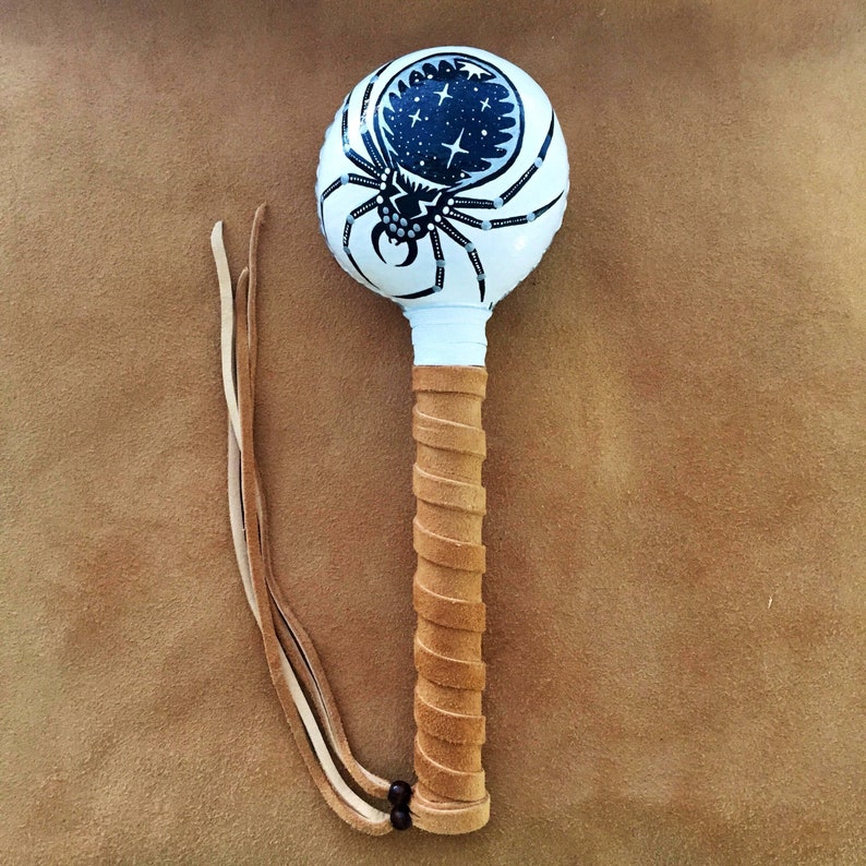 THE TRICKSTER Native American Music Instrument Rattle | Etsy