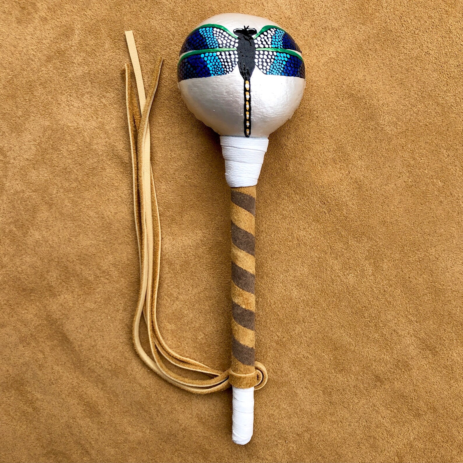 DRAGONFLYING Mid-sized Native American Rattle Music | Etsy