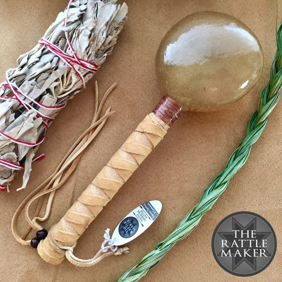 TRADITIONAL PLAINS RATTLE Native American, Music Instrument, Rattle ...