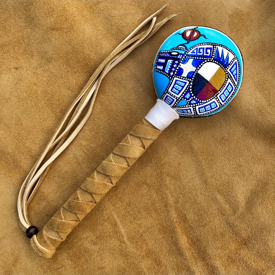 GRANDFATHER BEAR - Native American, Music Instrument, Rattle, Vibration ...
