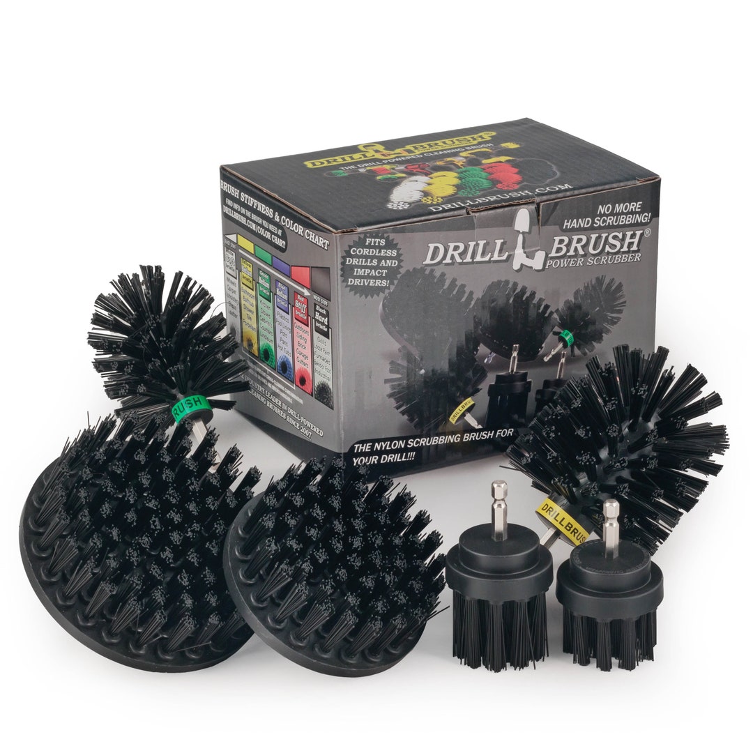 The Ultimate No-wire Grill Brush Kit by Drillbrush - Etsy