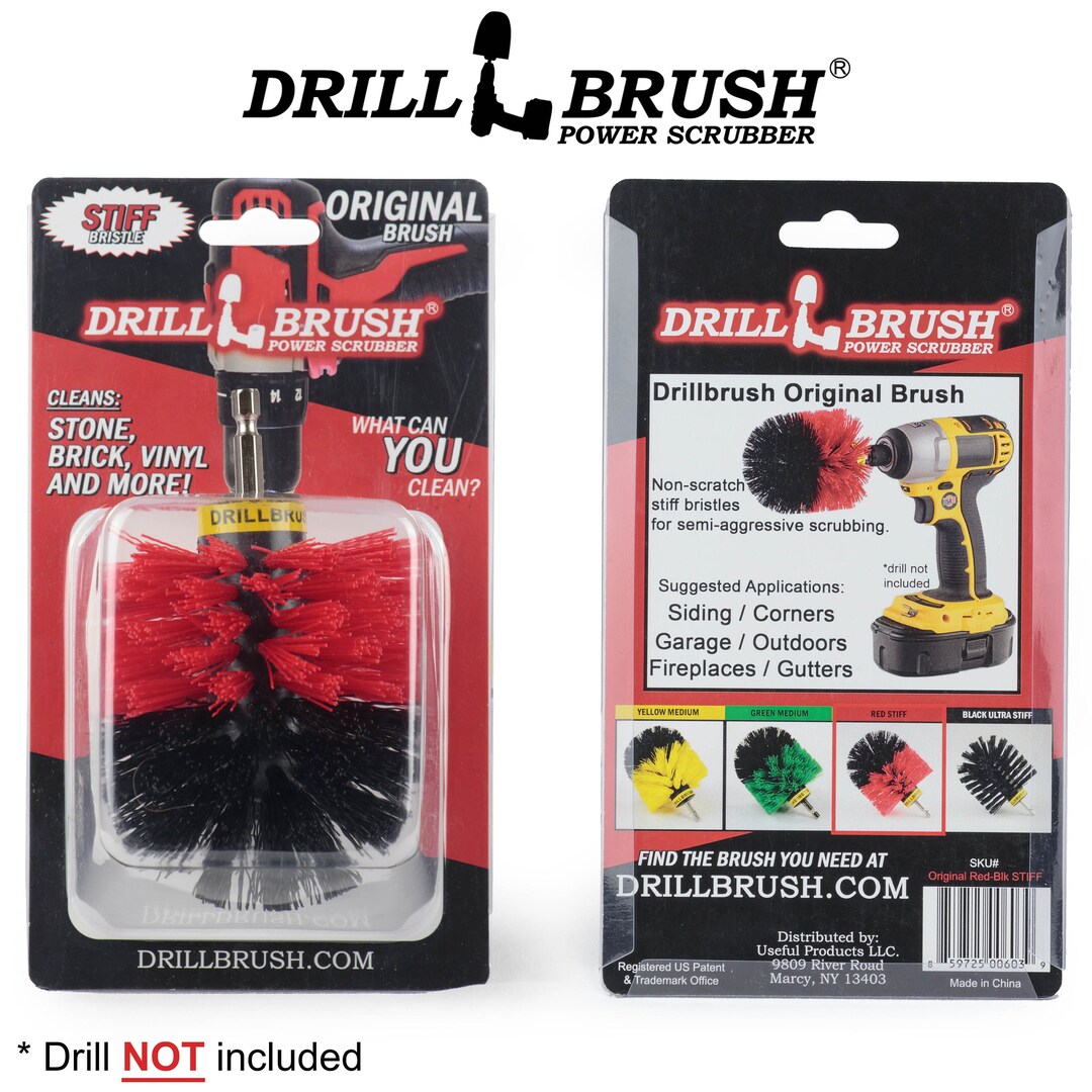 Original Drillbrush Power Scrubber Heavy Duty Stiff Bristle - Etsy