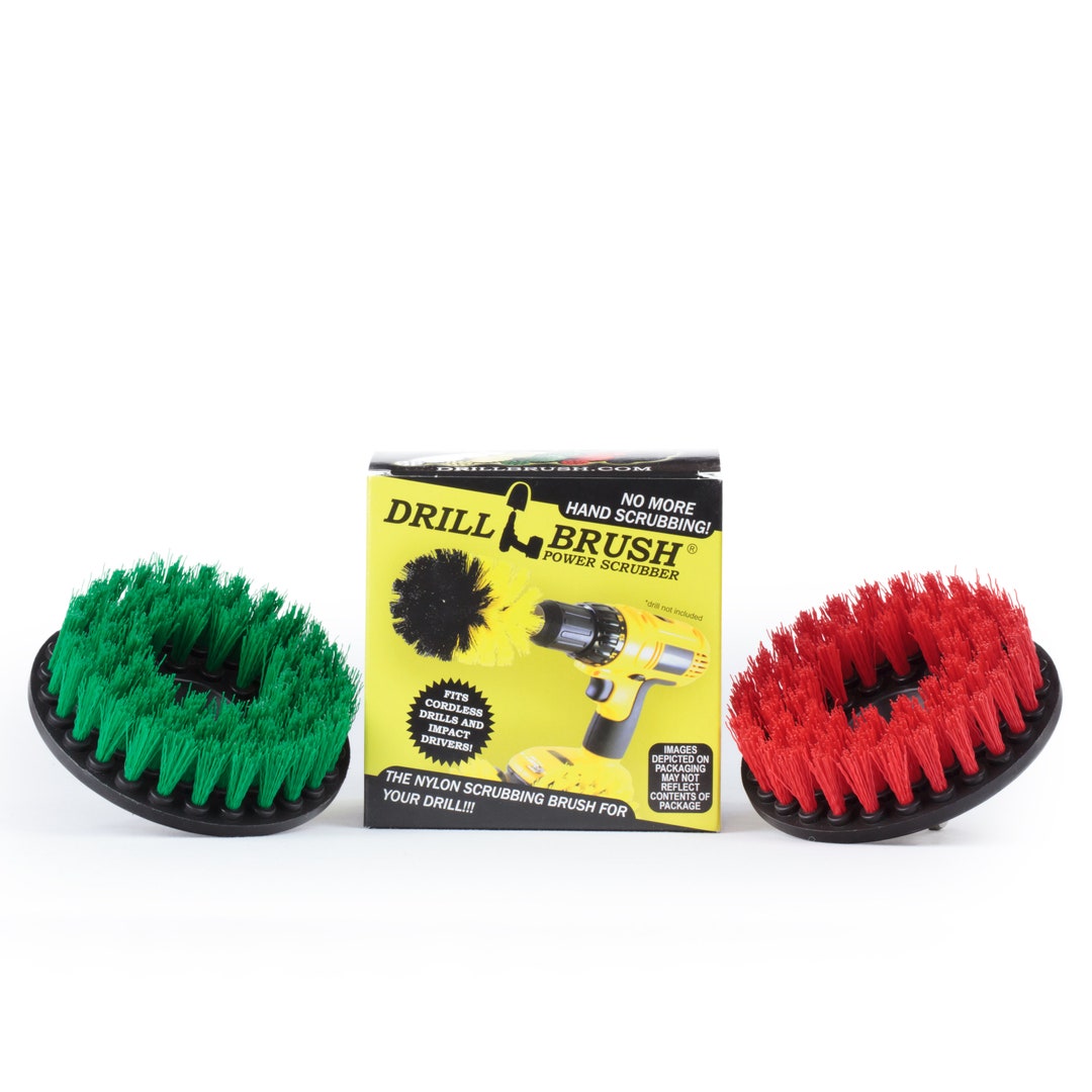 2 Pack Drillbrush Drill Powered Kitchen, Stove, Oven Rack - Deck, Patio ...