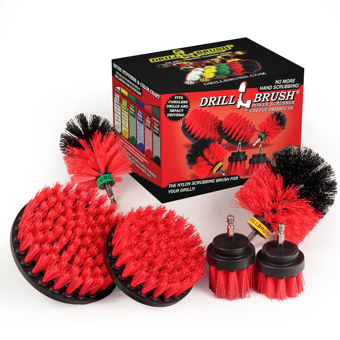 The Ultimate Stiff Bristle Drillbrush Attachment Kit - Etsy