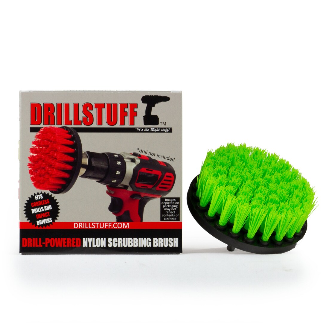 4" Lime Green Medium Stiffness Drillstuff Brush - Etsy