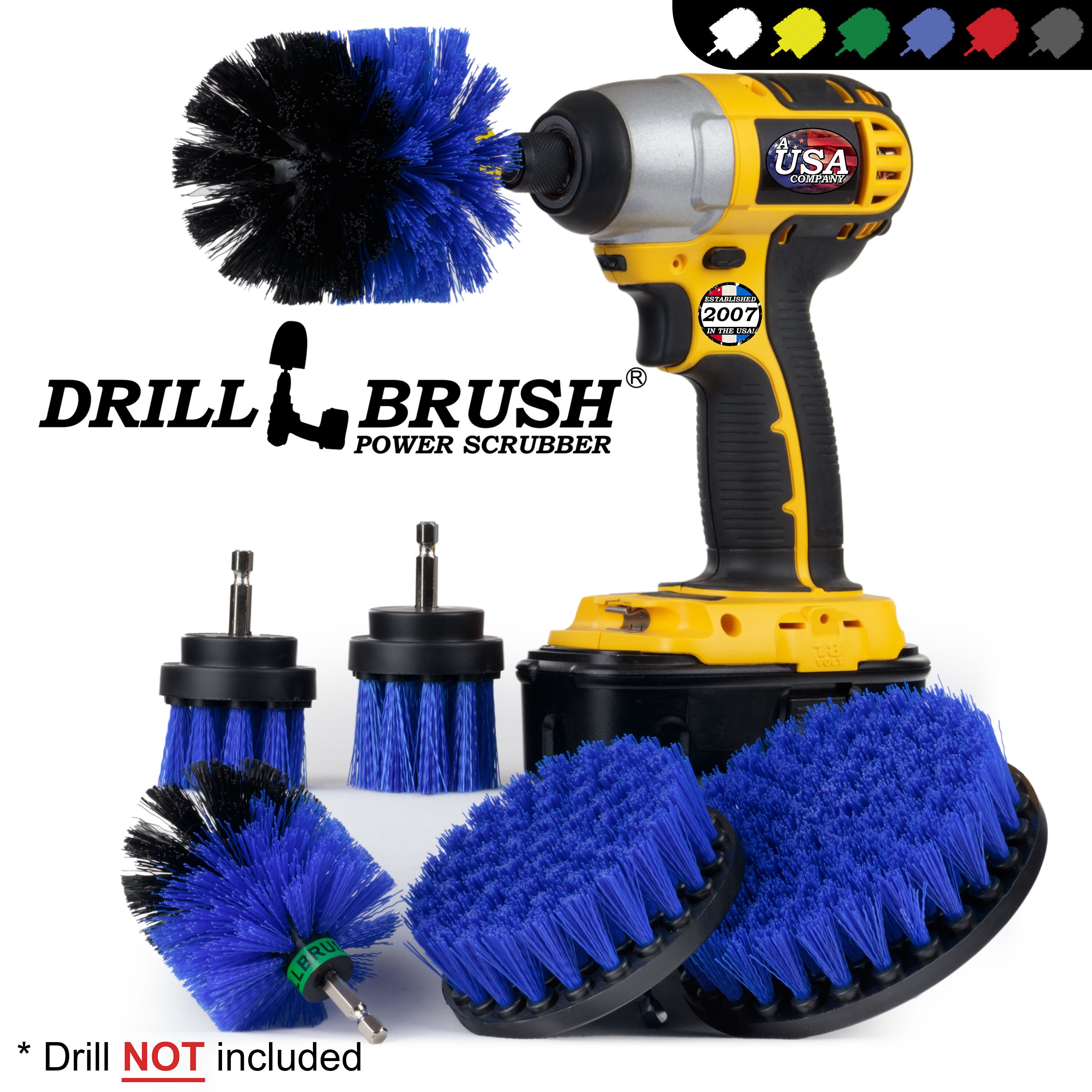 The Ultimate Marine/pool Cleaning Drillbrush Attachment Kit - Etsy