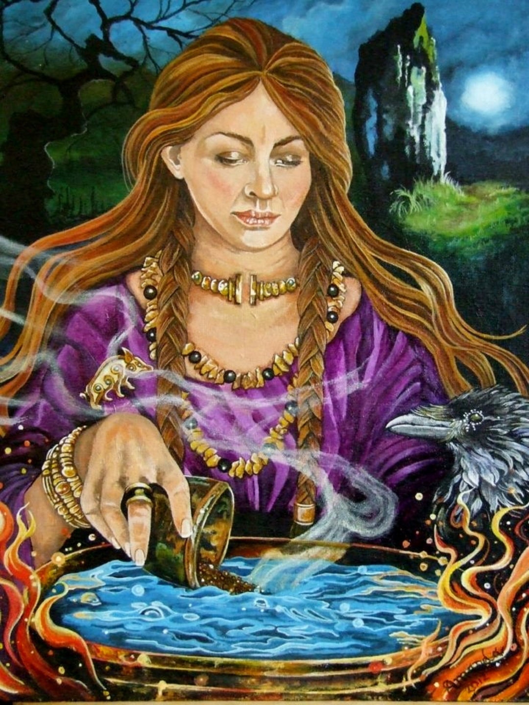 Cerridwen Greeting Card - Etsy