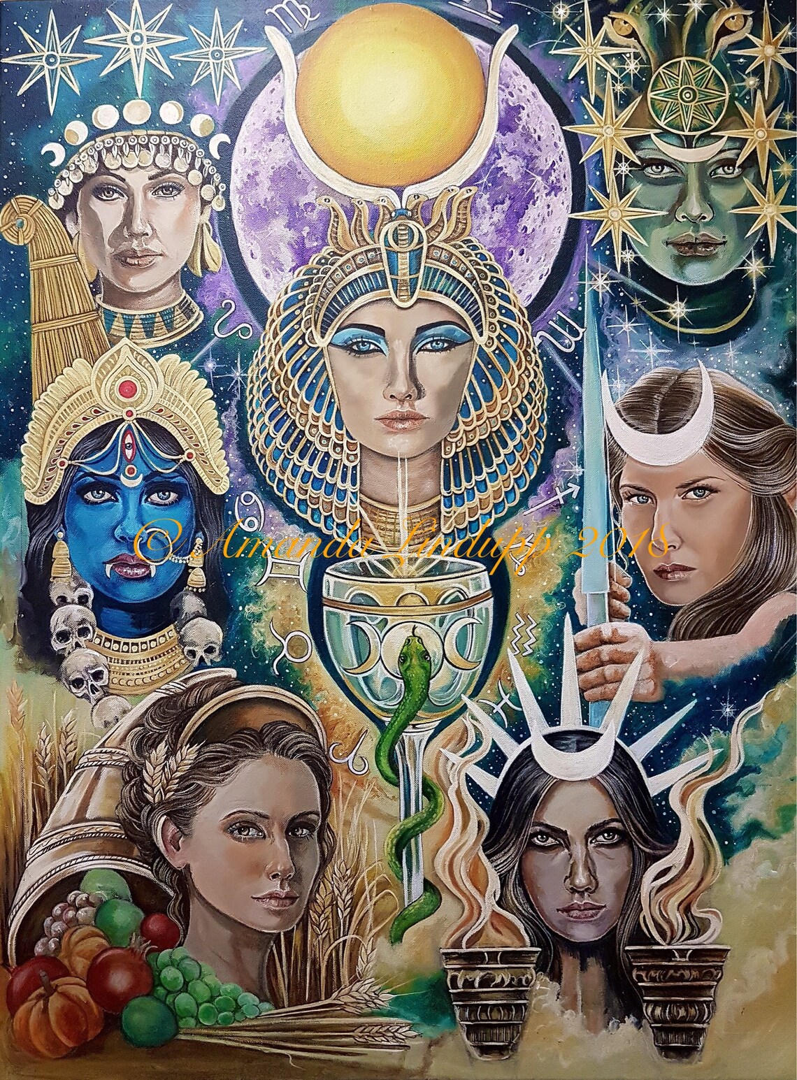 A4 mother Matrix Goddess Print | Etsy