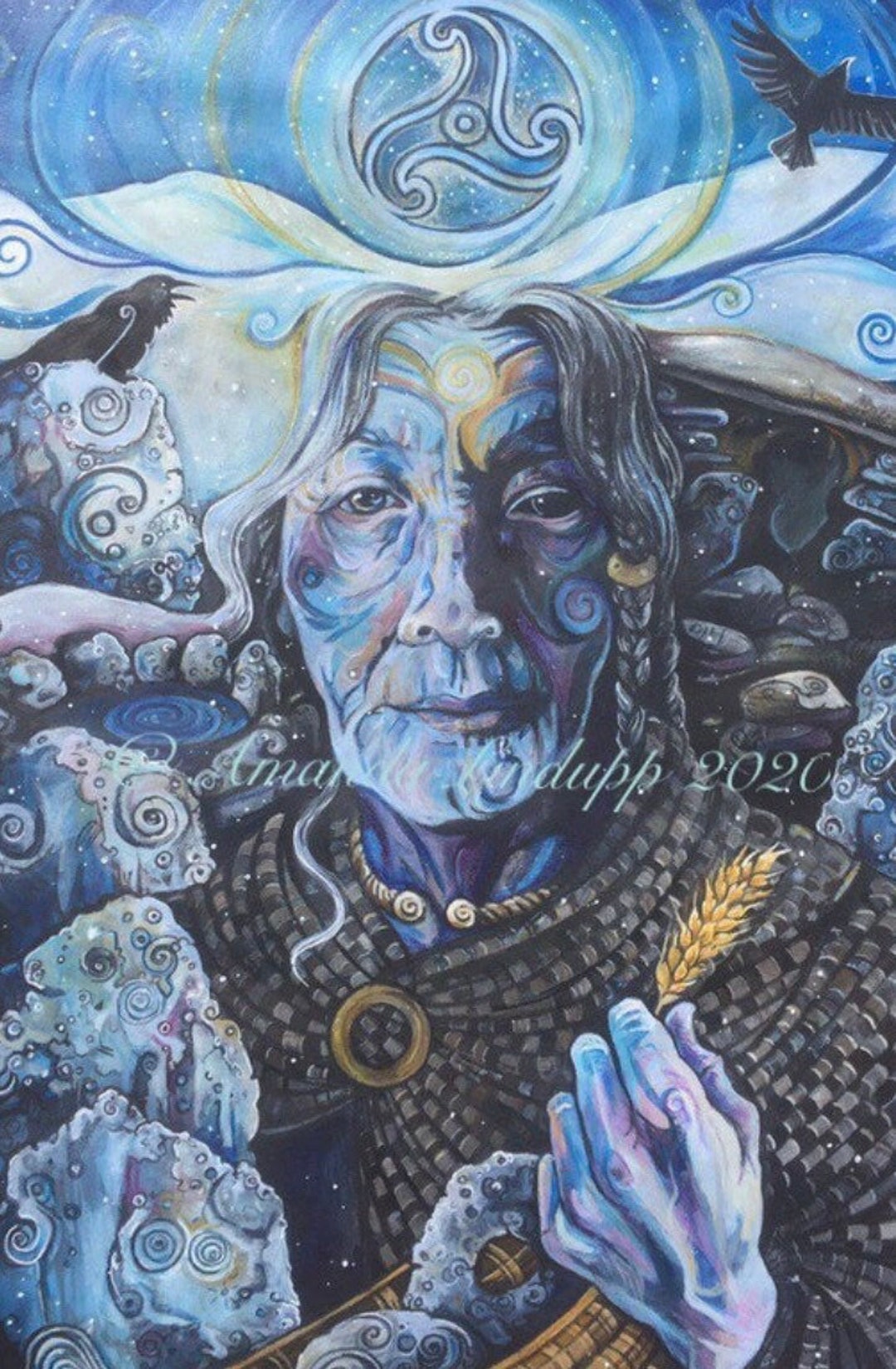 The Cailleach Greeting Card - Etsy