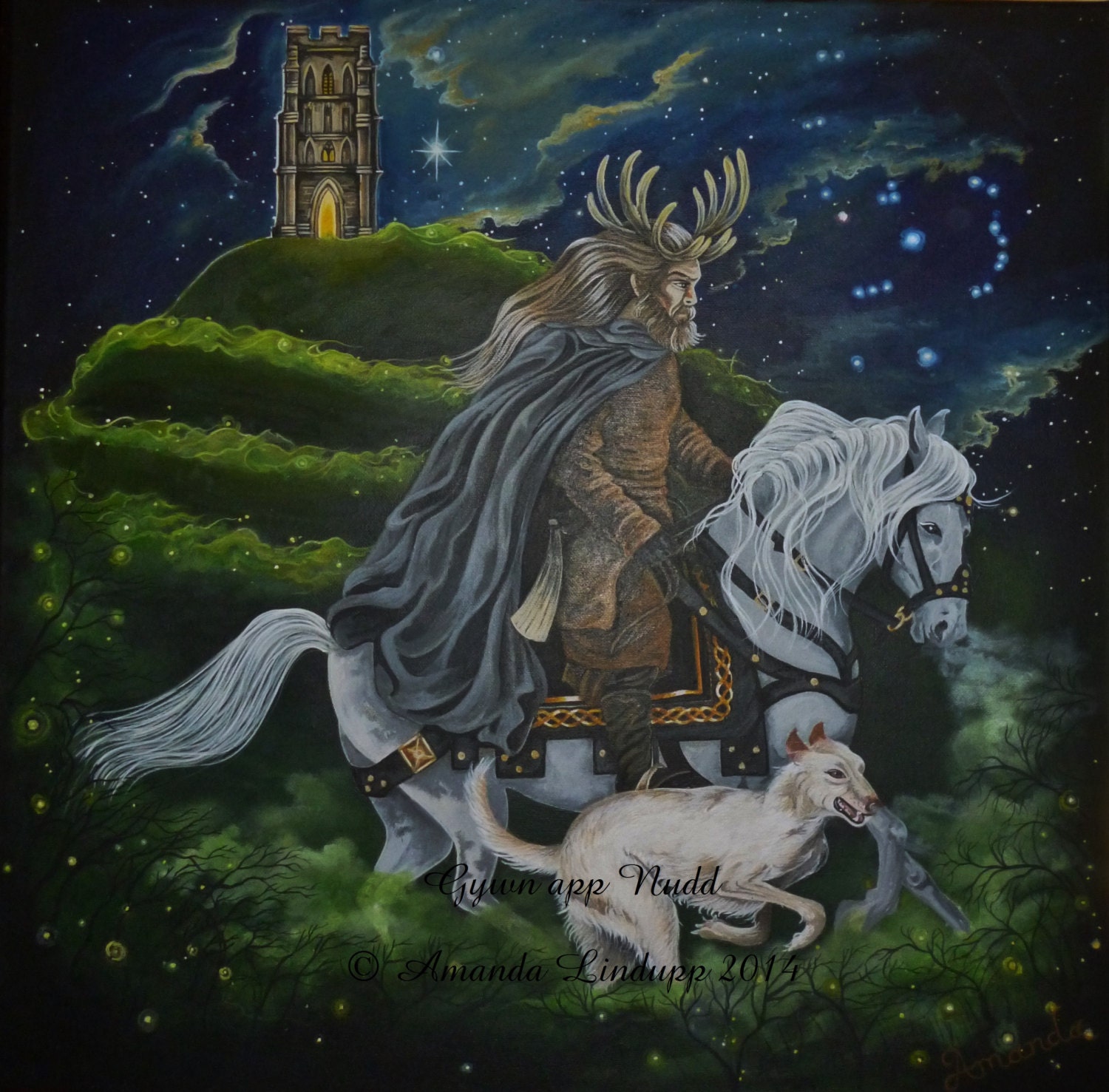 Gwyn Ap Nudd 8.5 X 8.5 Square Print - Etsy