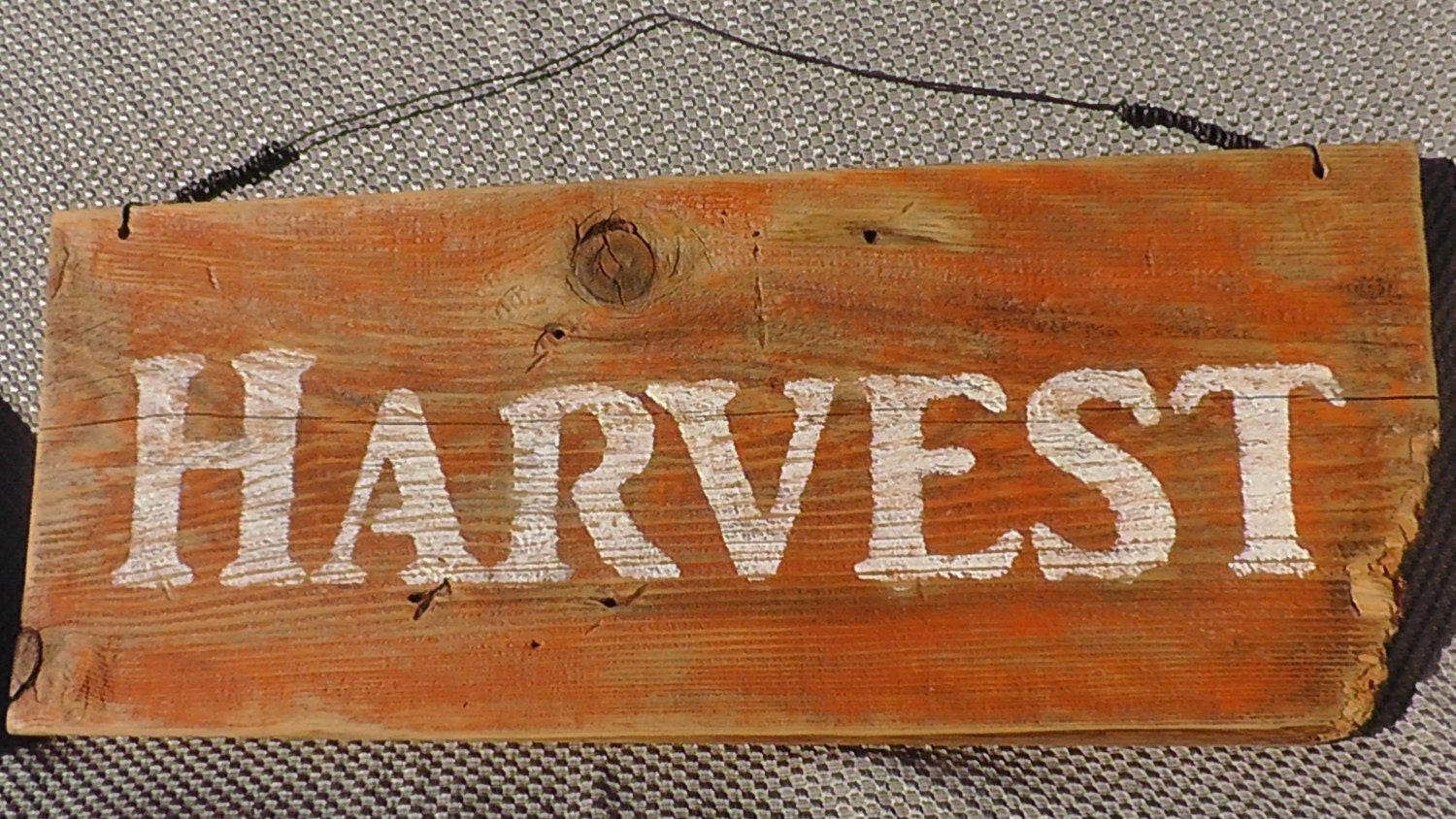 REJOICE/ HARVEST Envío gratuito-reversible signo de estilo antiguo ...