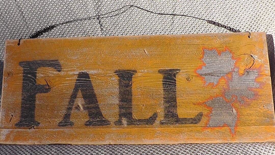 FALL/ Noel-free Shipping-reversible Antique Style Sign, Rustic ...