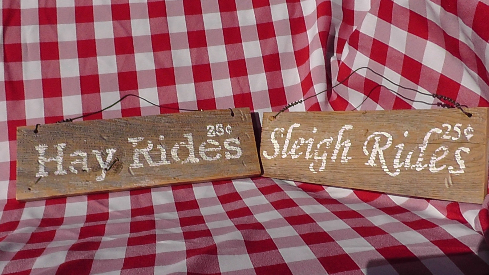 Hay Rides/ Sleigh Rides-free Shipping-reversible Antique Style Sign ...