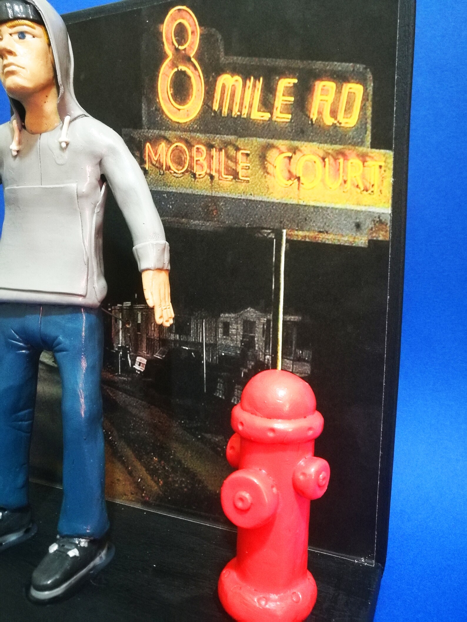 Figurine Action Figures EMINEM With 8 MILE BACKGROUND - Etsy UK