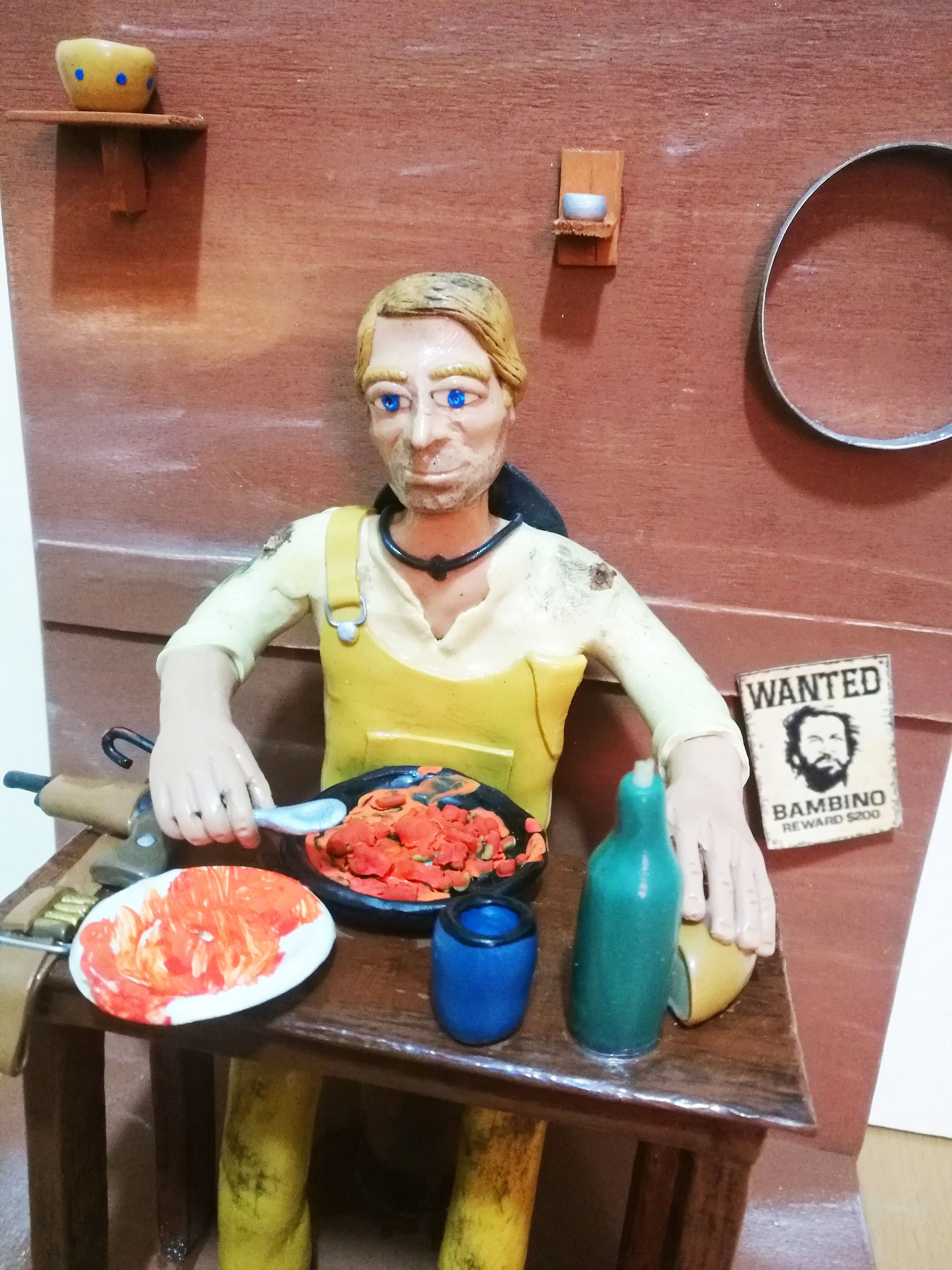 Action Figures Terence Hill in the Film They Call Me Trinity Beans ...