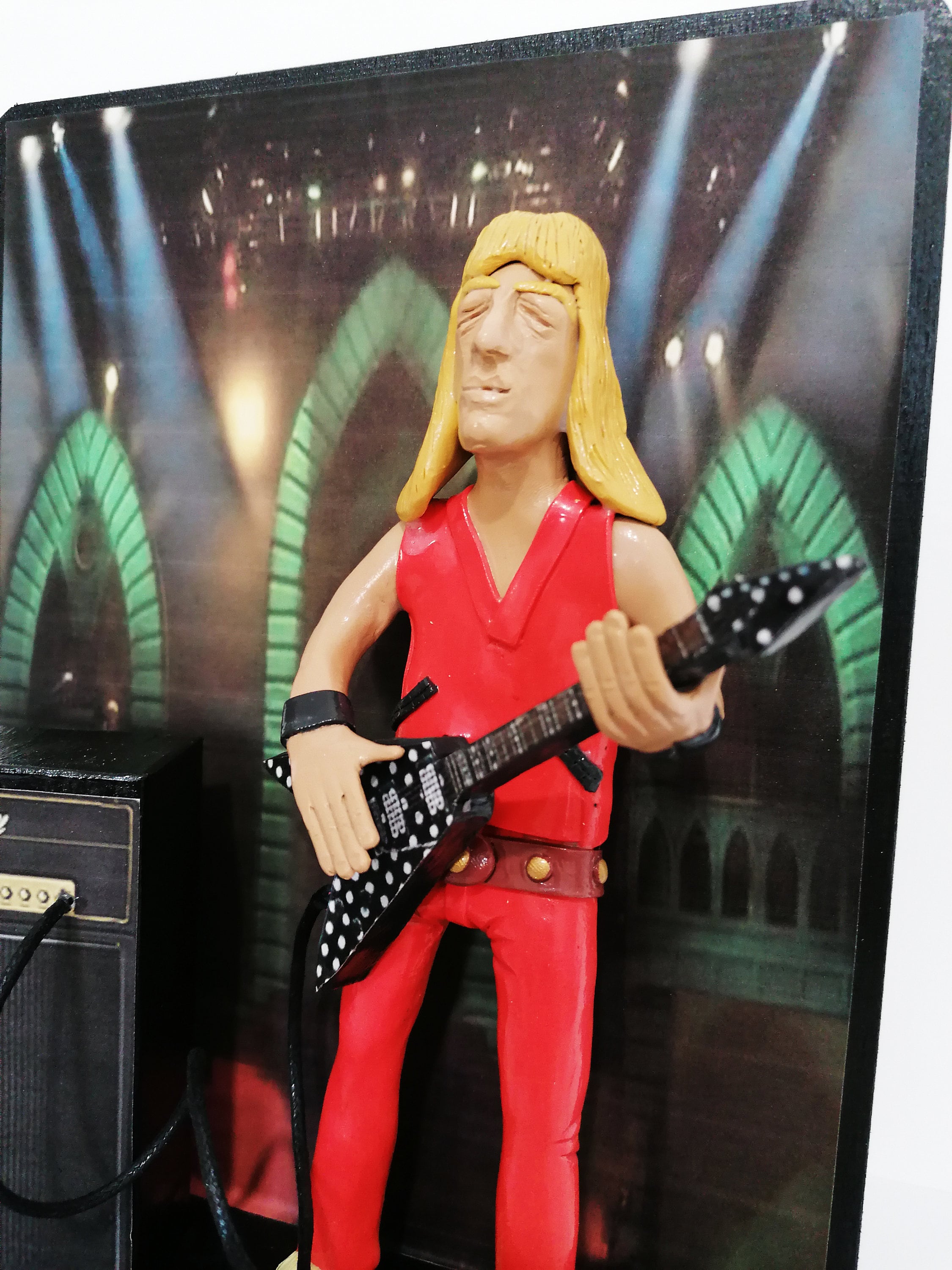 Figuras Figuras de acción Randy Rhoads con guitarra Polka - Etsy España