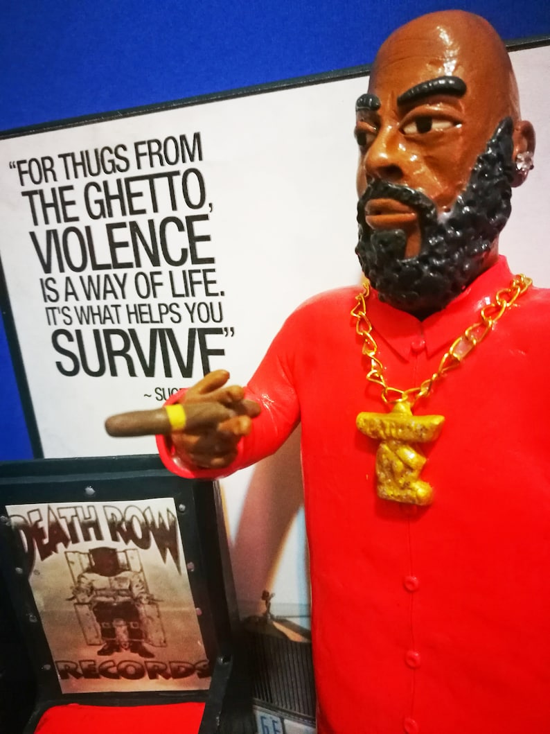 Figurine Action Figure Suge Knight Chair Death Row Records - Etsy