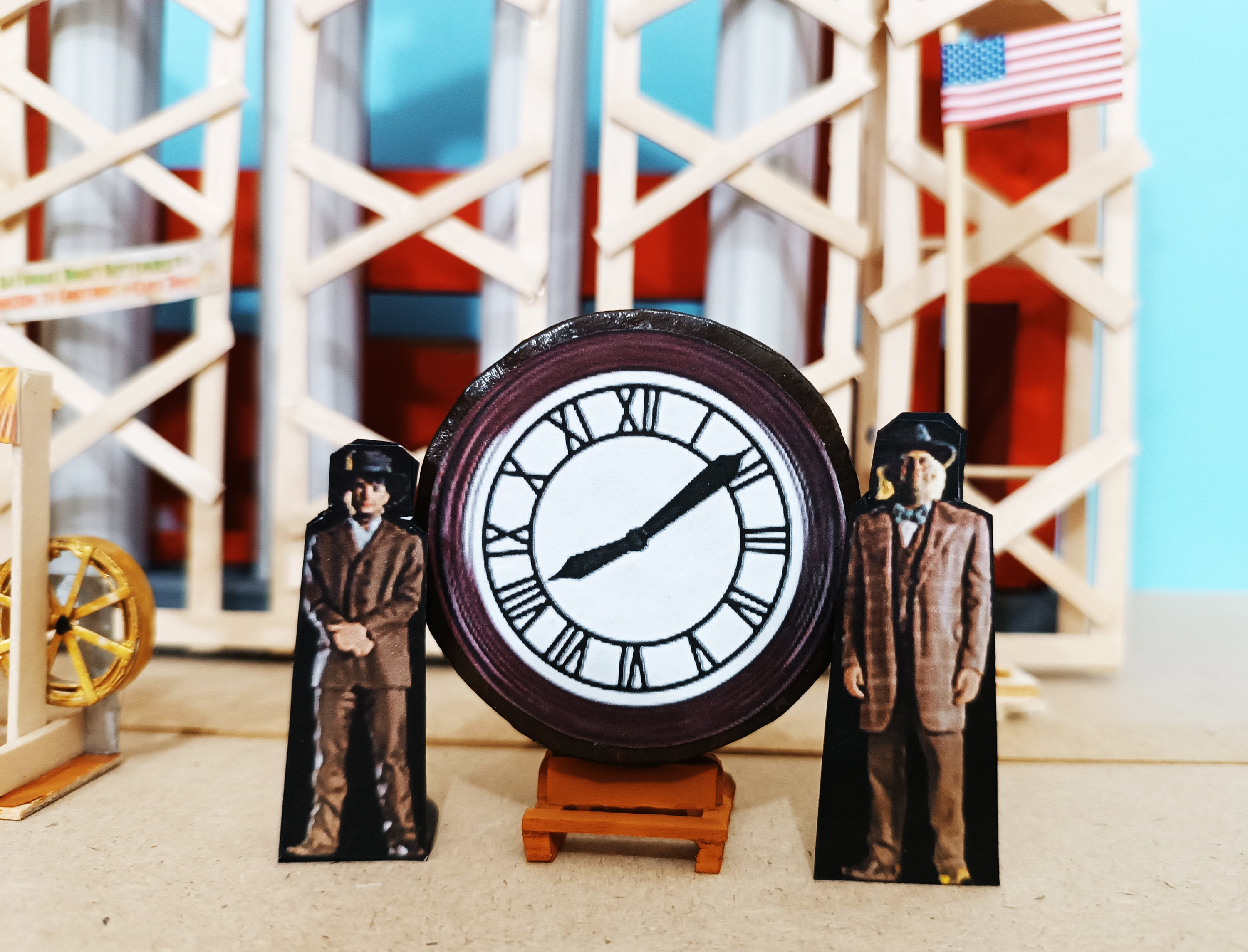 Hill Valley Clock Tower in Construction 1885 - Back to the Future Part ...