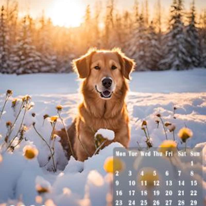 The Paw Print Calendar 2026 - Etsy