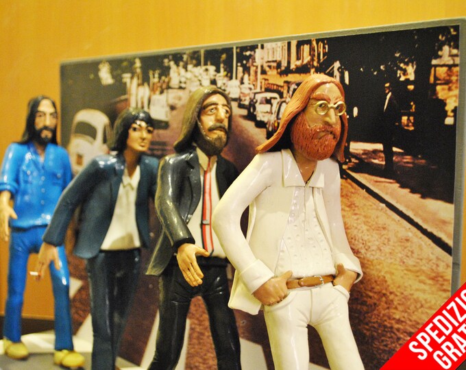 Figurine Statuette Action Figures Beatles With Abbey Road | Etsy