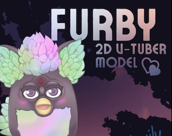 Green Furby - Premade Vtuber Model/avatar - LIVE2D - Etsy