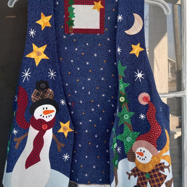 Snowman Vest - Etsy